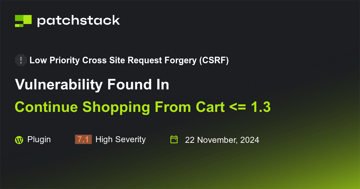 WordPress Continue Shopping From Cart plugin